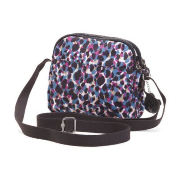 Kipling | Bags | Kipling Cara Nylon Geo Triple Compartment Crossbod ...